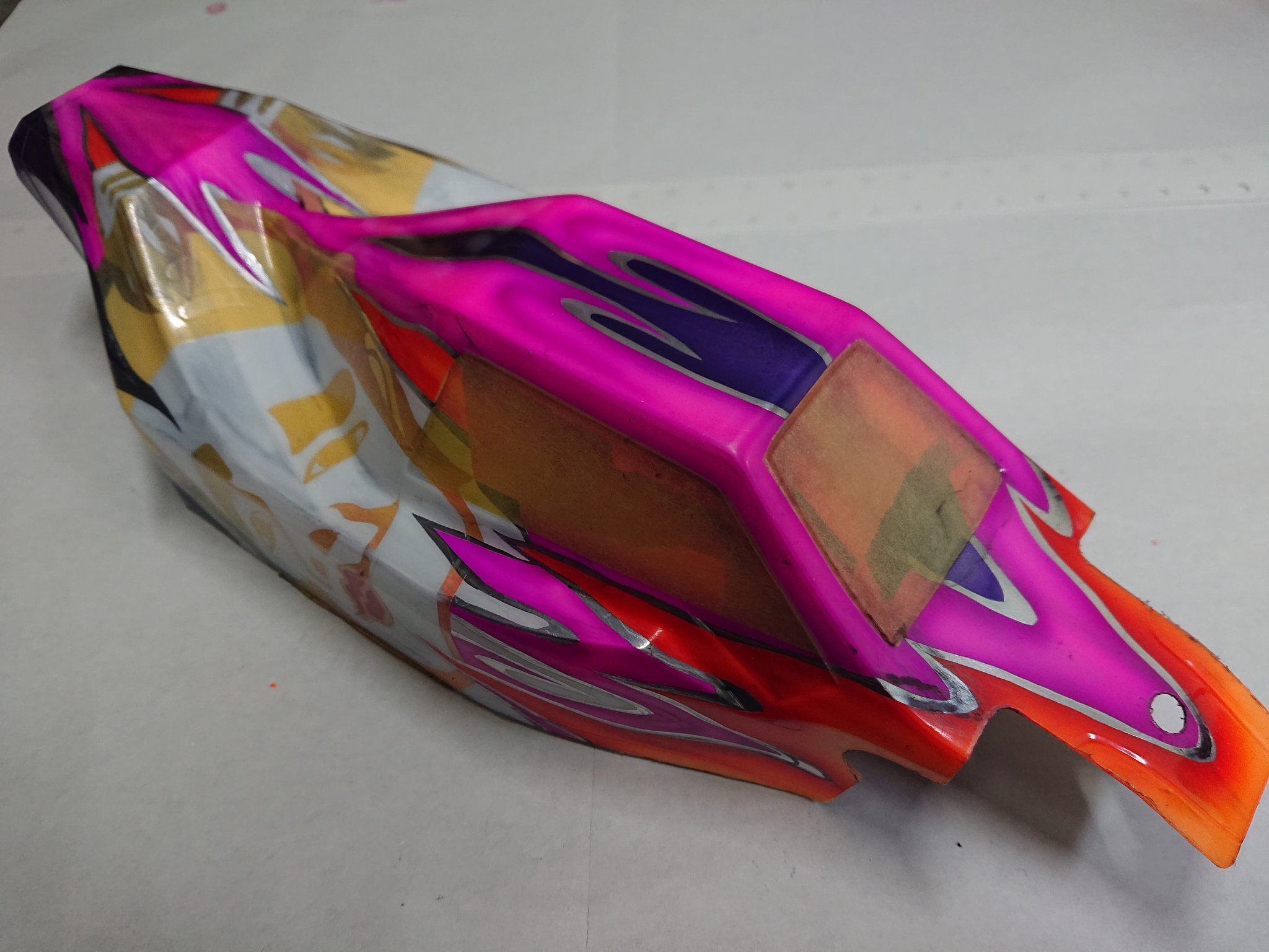 TDpaint[タカシマデザイン]のラジコンボディ制作！タミヤ DT03 | チームチョンマゲ